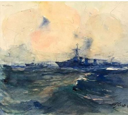 historic-marine-france: Albert Sebille(1874-1953) peintre officiel de ...
