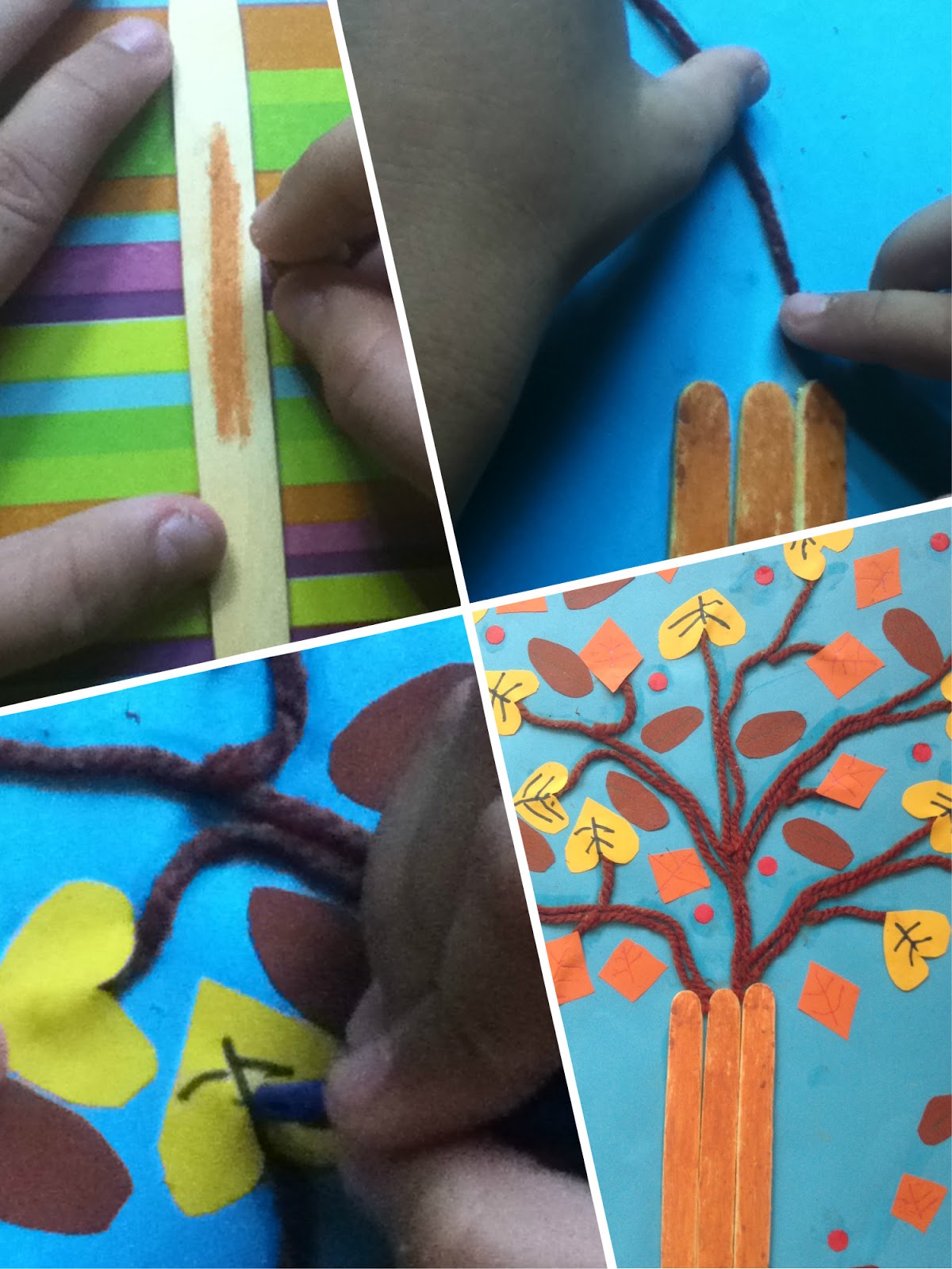 Autumn Tree Out Of Shapes