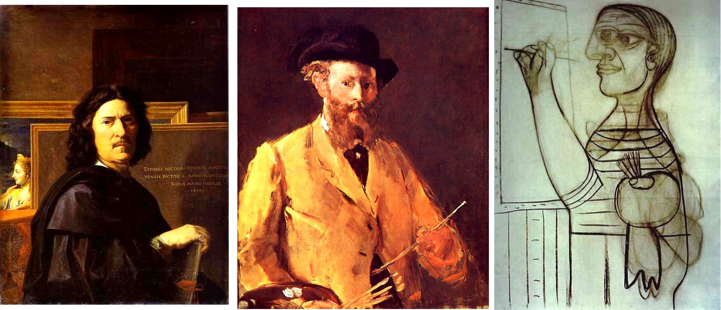 histoire-d-arts: ROCKWELL, Triple autoportrait, 1960