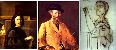 histoire-d-arts: ROCKWELL, Triple autoportrait, 1960