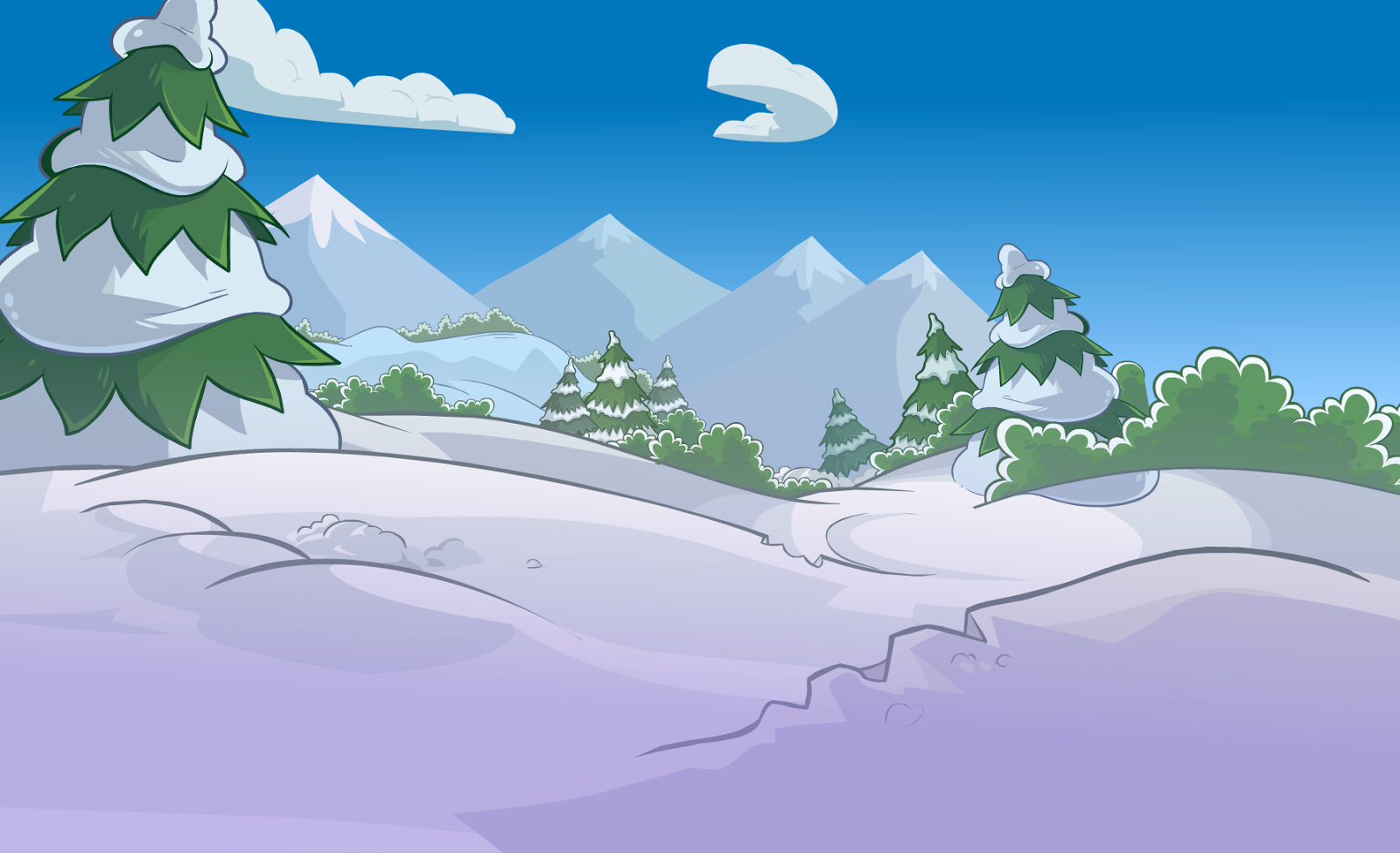 Club Penguin Cut Outs 2013: Backgrounds