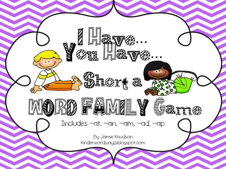 KINDERWORLD: I Have...You Have Games