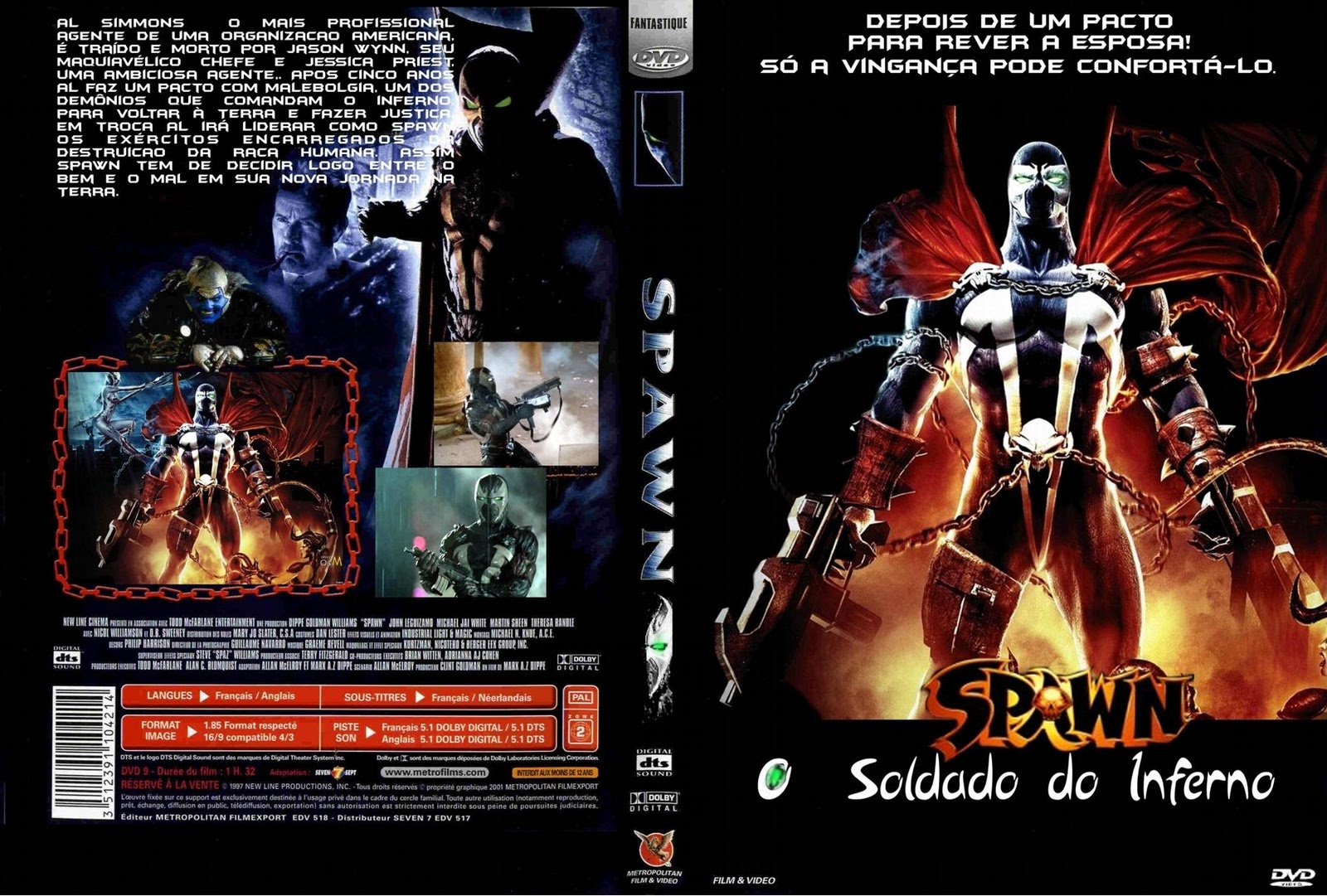 Capas Pombal: Spawn - O Soldado do Inferno
