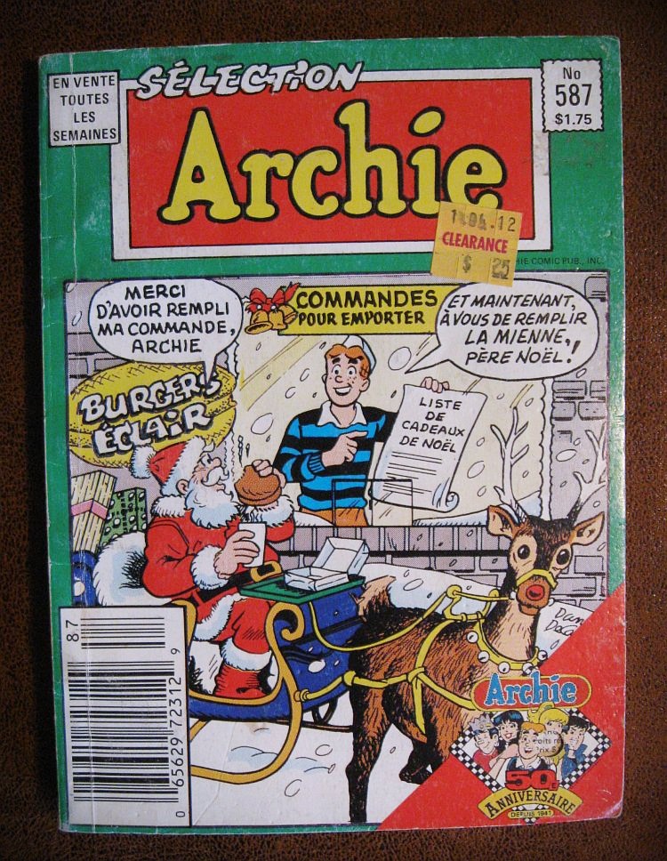 Lair of the Dork Horde: Archie in France!