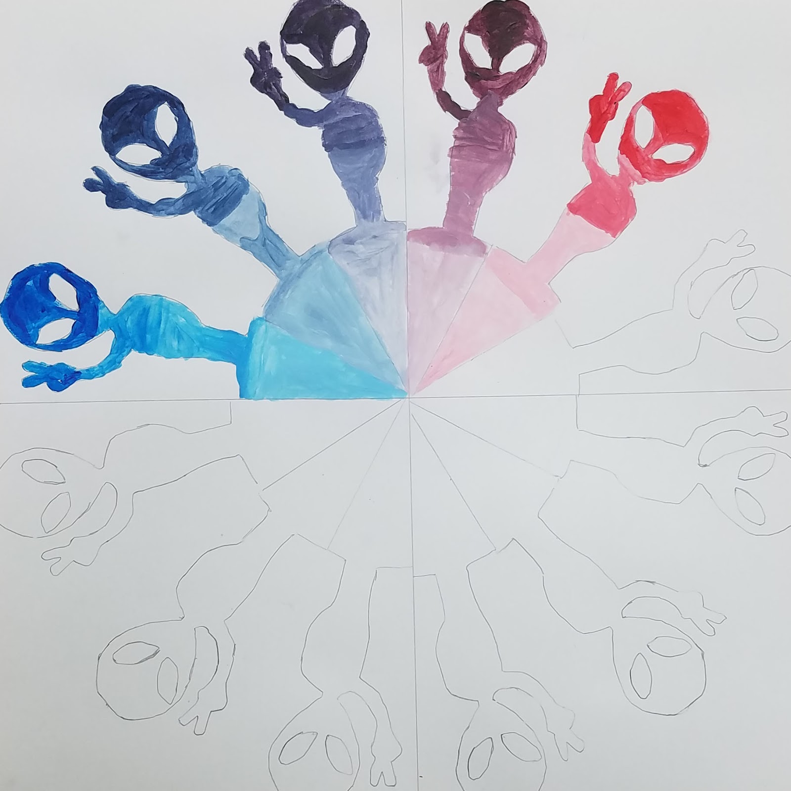 Jerdee's Art Classes: Painting | Acrylic Color Wheel