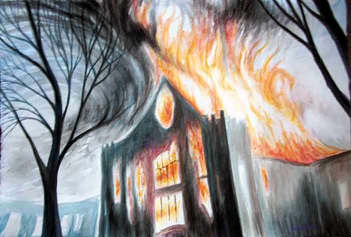 Patrick Willett: Burning Church