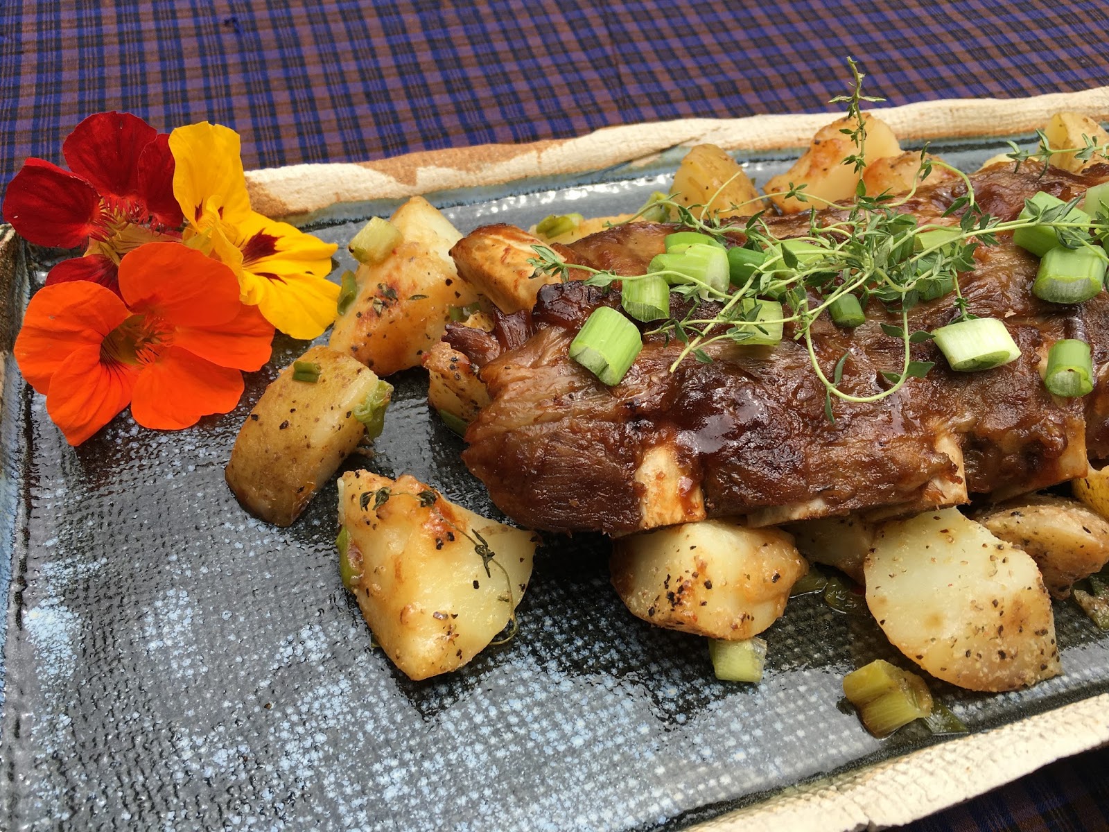 Avanti Cafe Musings: BBQ Marinated Ribs & Baby Spuds :: Chef Mark ...