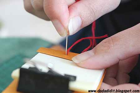 Doda's Creative Wanderings: Matchbook notebook tutorial