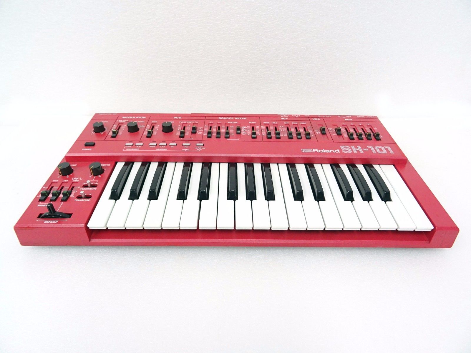 MATRIXSYNTH: Red Roland SH-101 SN 320693