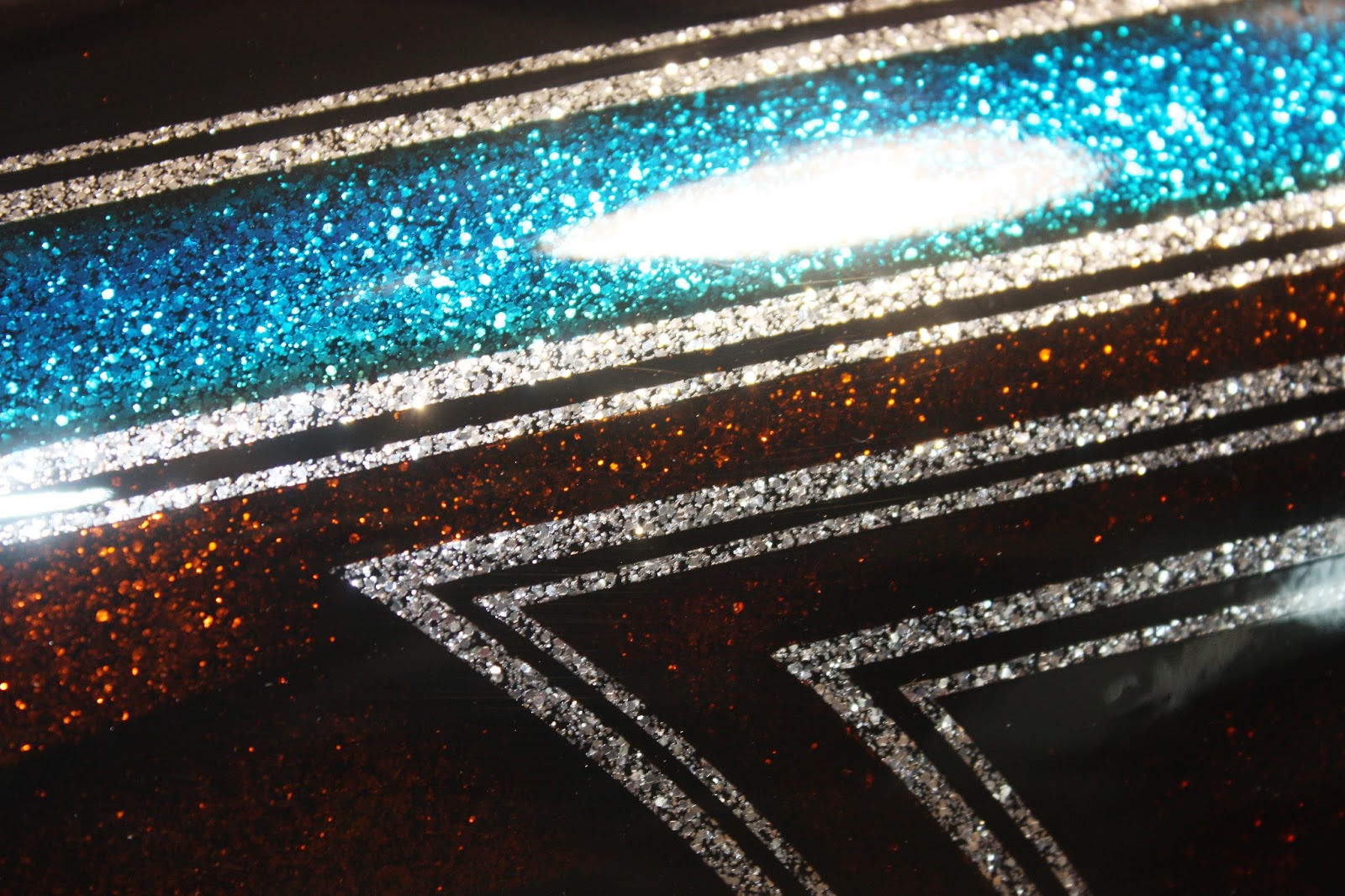 Online Motorcycle Paint Shop: Rootbeer Brown, Blue Metal Flake with ...