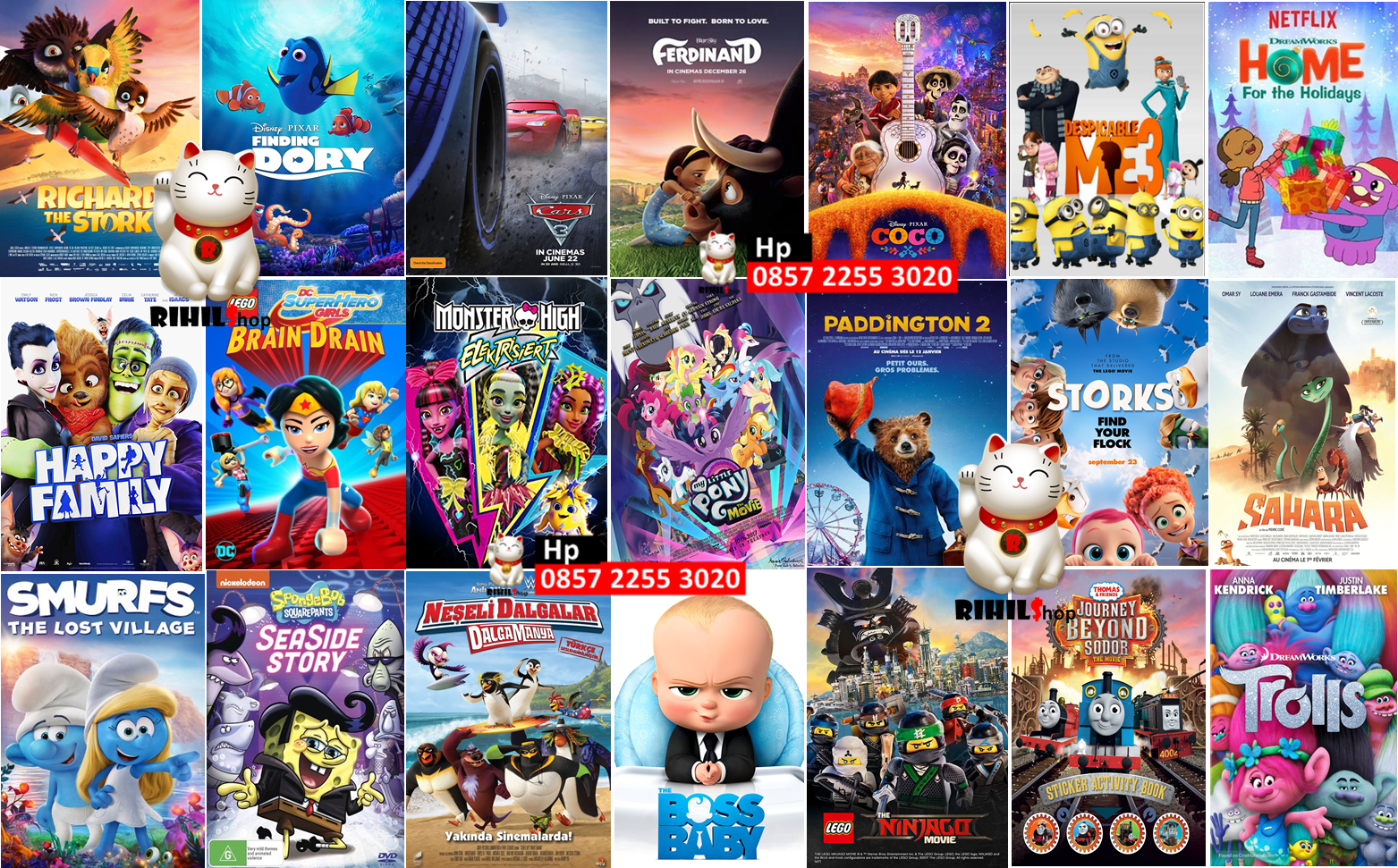 Rihils: Jual Kaset Film Kartun Animasi Lengkap