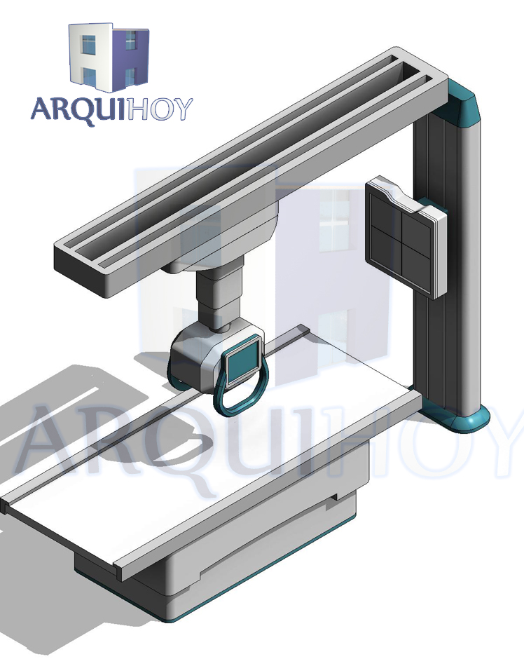 Familia Maquina de Rayos X / Family X ray Machine (RFA) | ArquiHoy-Revit