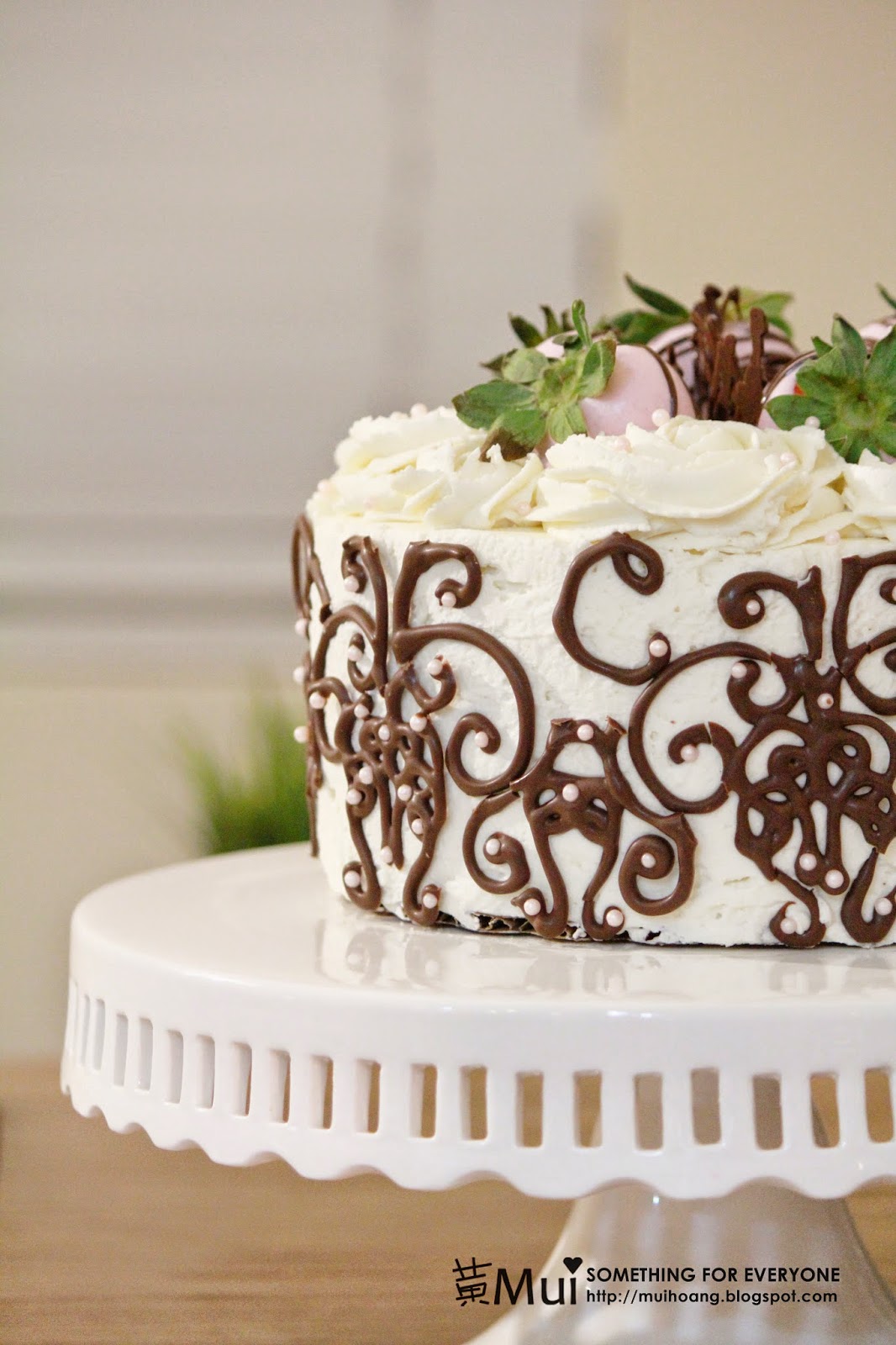 Something for Everyone!: Chocolate Cage Strawberry Cake