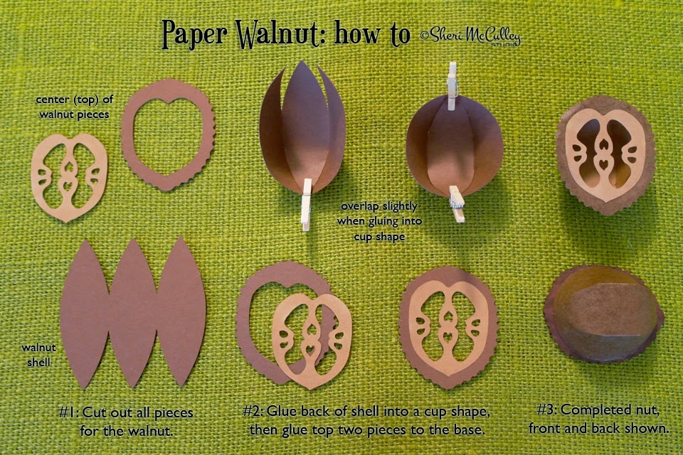 Sheri McCulley Studio: Going nuts for autumn crafts