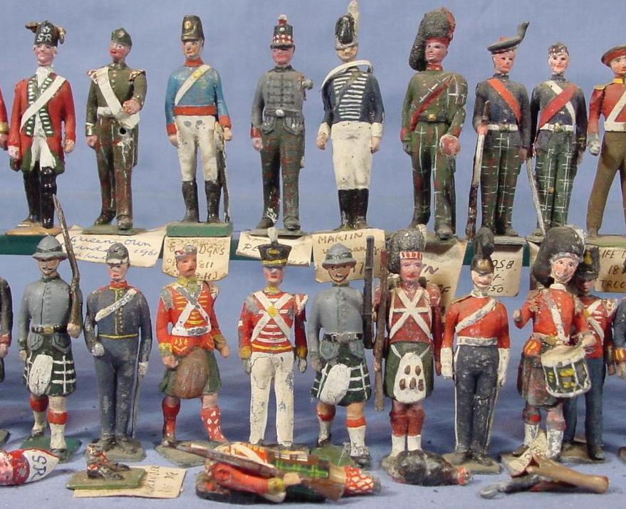 Vintage lead Toy and Model Soldiers: Toy soldiers - Model soldiers