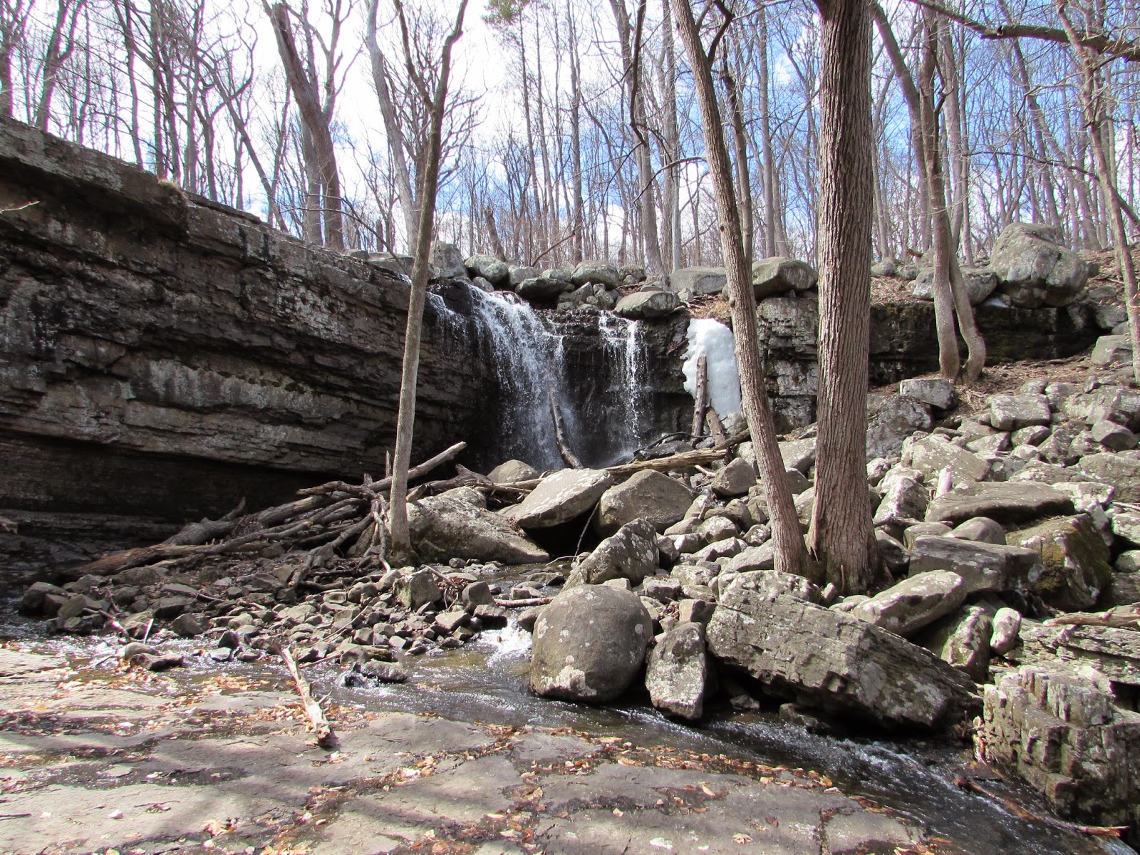 Ringing Rocks and Waterfall, Upper Black Eddy, Bucks County, PA ...