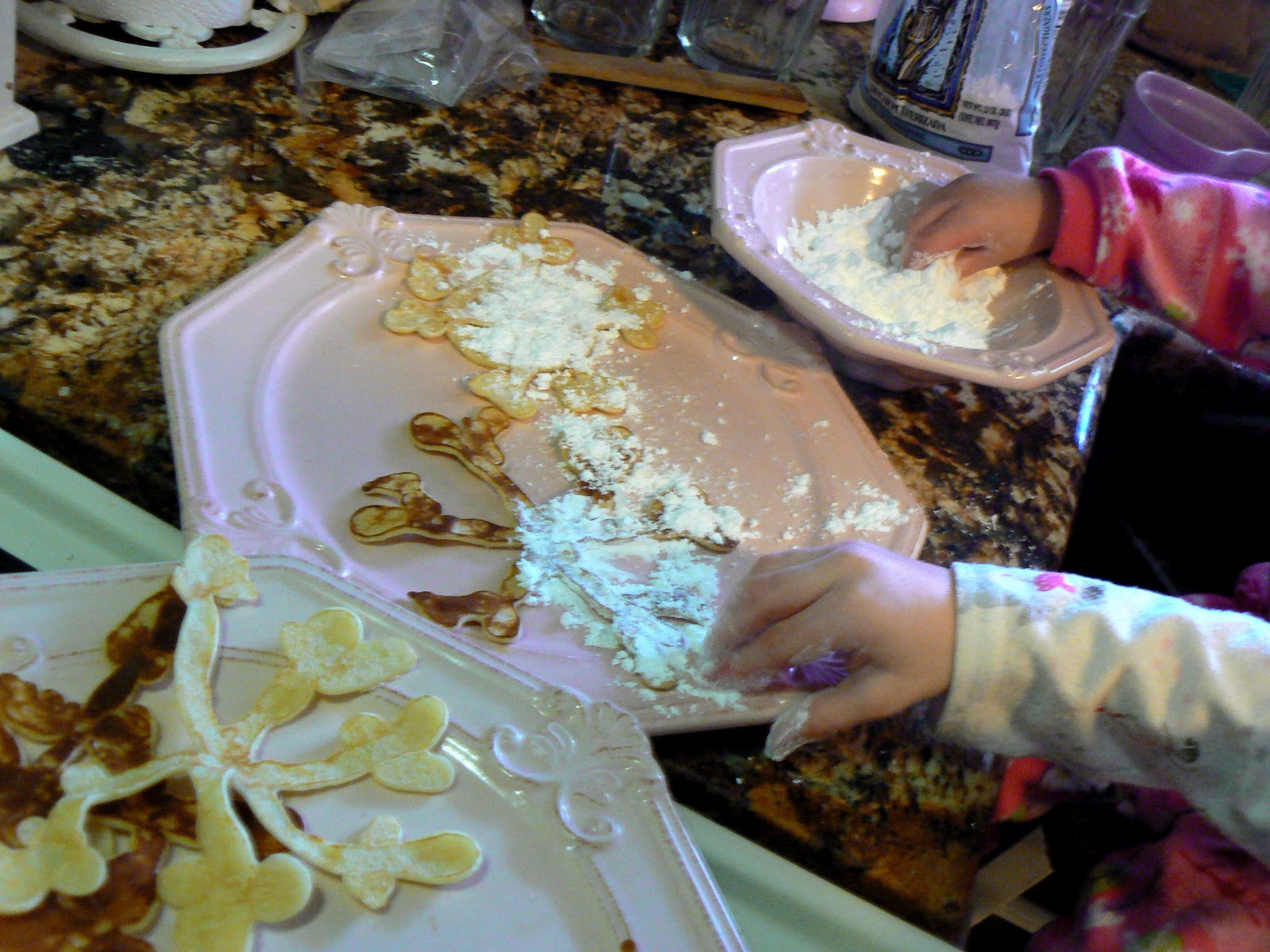 Having Fun at Home: Snowflake Pancakes