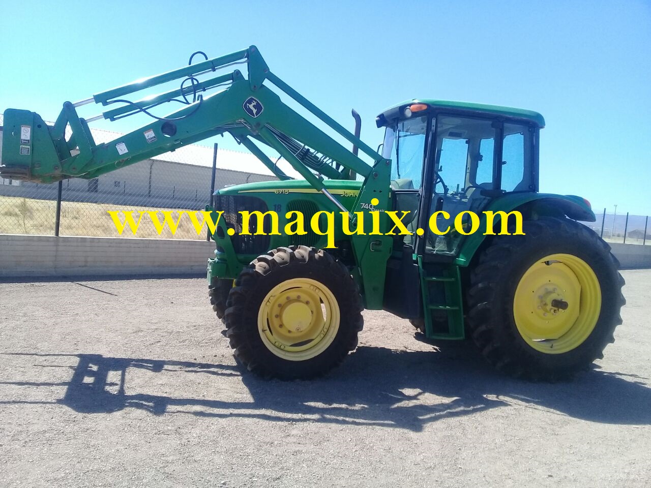 MAQUINARIA AGRICOLA INDUSTRIAL: Tractor John Deere 6715 4x4. Con Pala ...