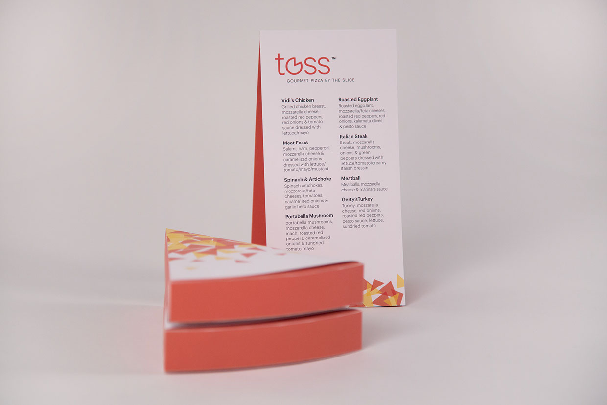 Toss – Gourmet Pizza By The Slice (Student Project) – Packaging Of The ...