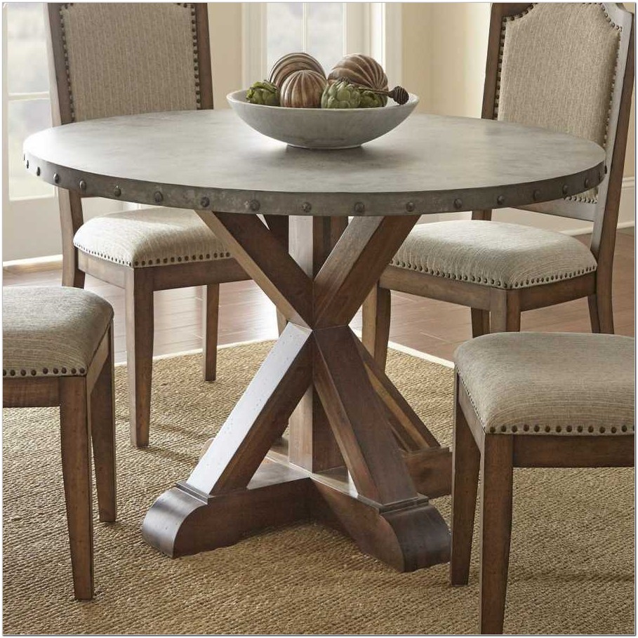 54 Inch Round Pedestal Dining Table Set