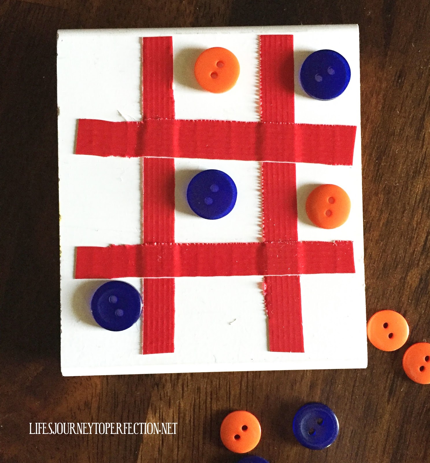 Life's Journey To Perfection: Quick, fun Tic-Tac-Toe Block Craft ...