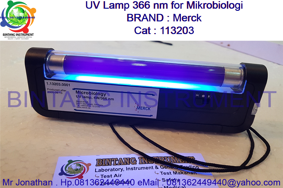 BINTANG INSTRUMENT : 081362449440 Jual UV Lamp 366 nm Merck Cat 1.13203 ...