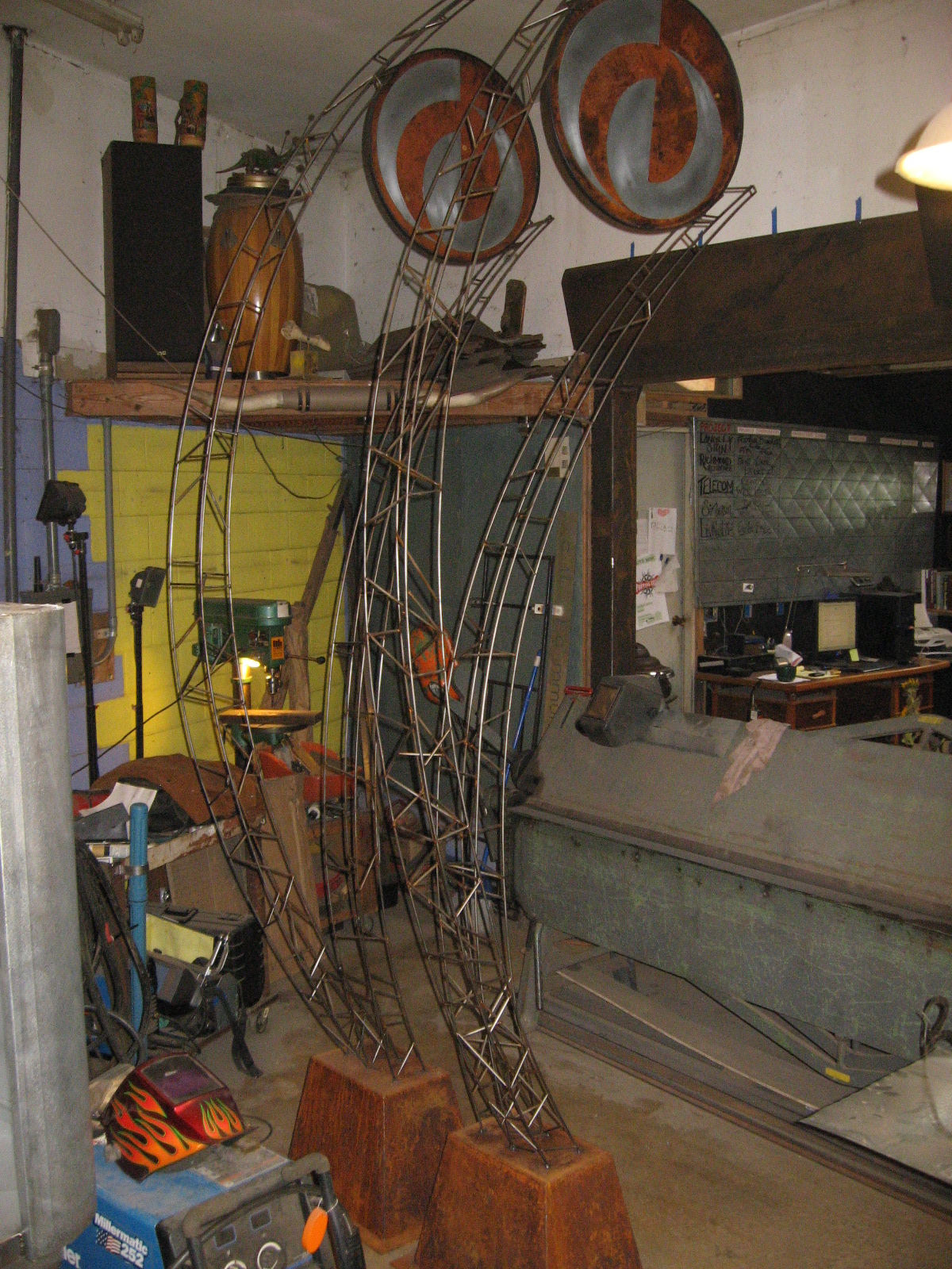 HEAVY METAL WORKS: Steel Sculpture Model