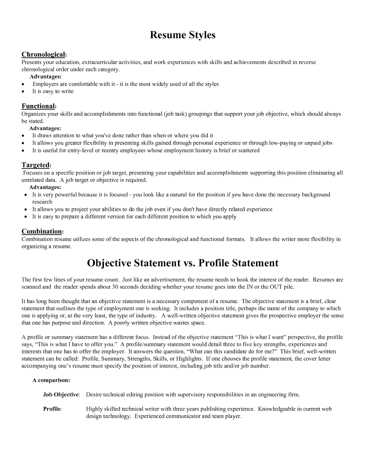 Good Sales Objective Statement For Resume Tipss Und Vorlagen