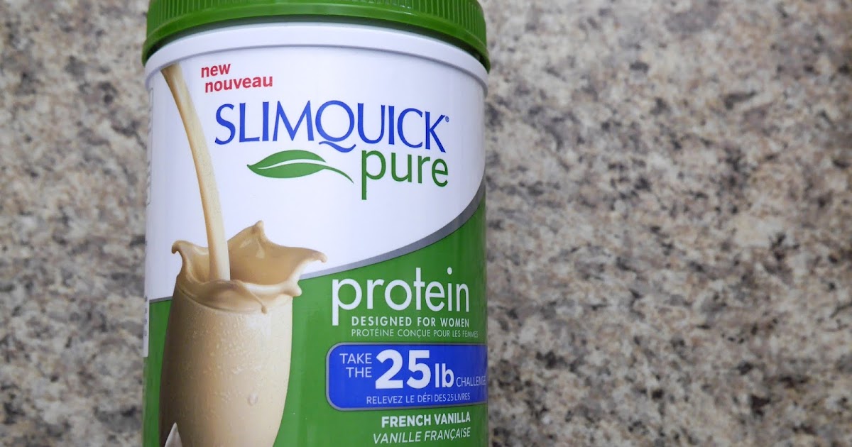 REVIEW: SlimQuick Pure Protein Designed for Women (French Vanilla ...
