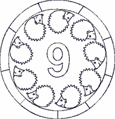 Mandalas Para Pintar: mandalas con números