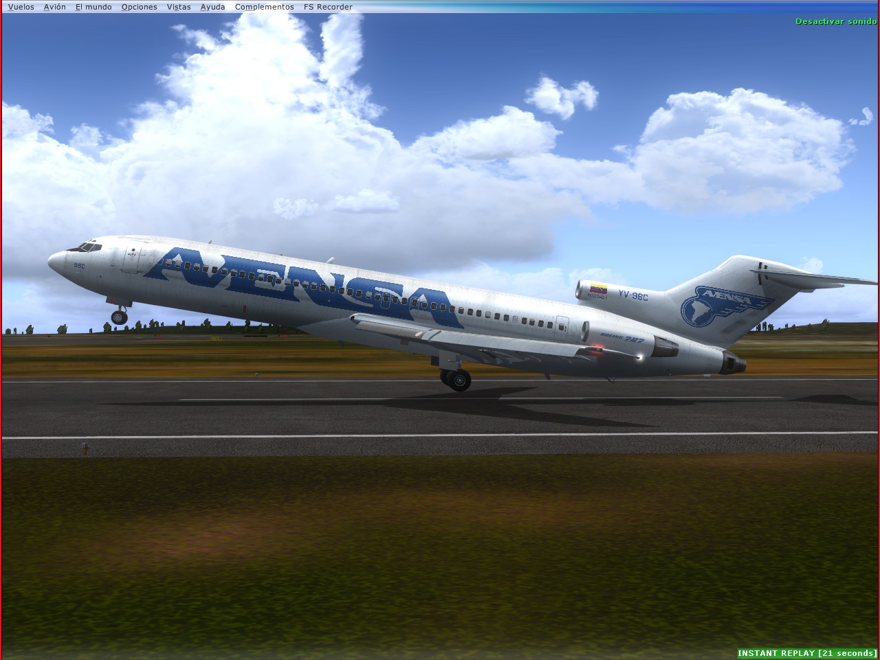 [FS2004/FSX/P3D] TDS Boeing 727-200 VIASA YV-128C - Avensa YV-96C Base Pack