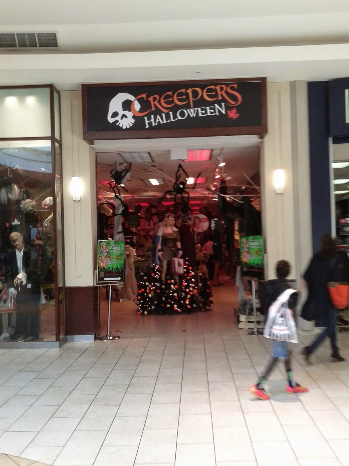 Toronto things: Creepers Halloween store at Dufferin Mall