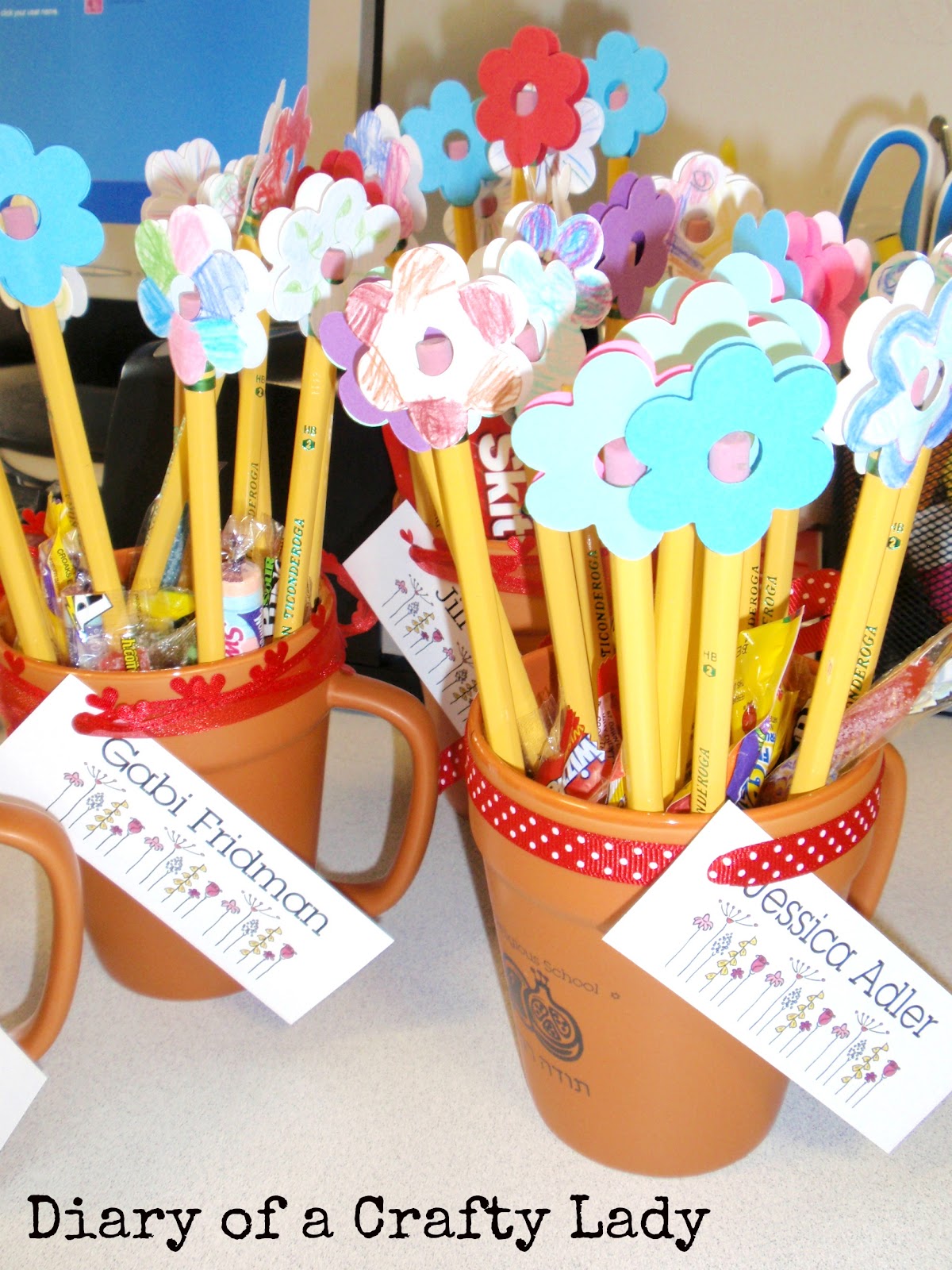 Diary of a Crafty Lady: Teacher Appreciation Pencil Bouquet