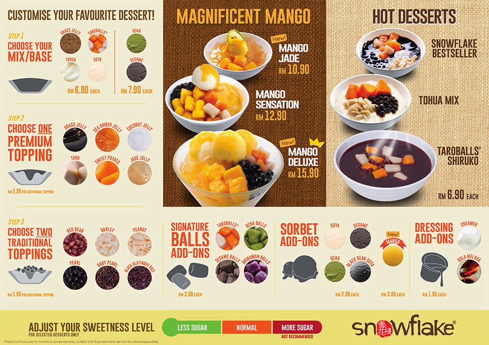 Chooyaya Secret Garden : Snowflake. Eh. Sedap Pulak Kau Ni.