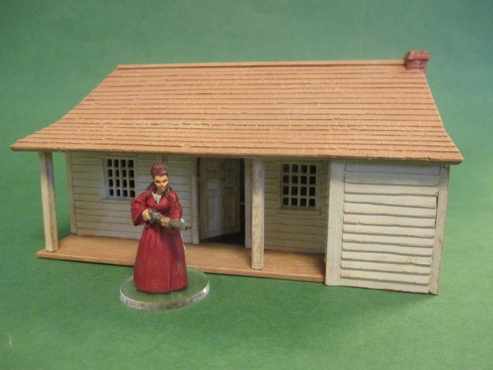 The Miniatures Man: North American Cabin from Perry Miniatures/Renedra