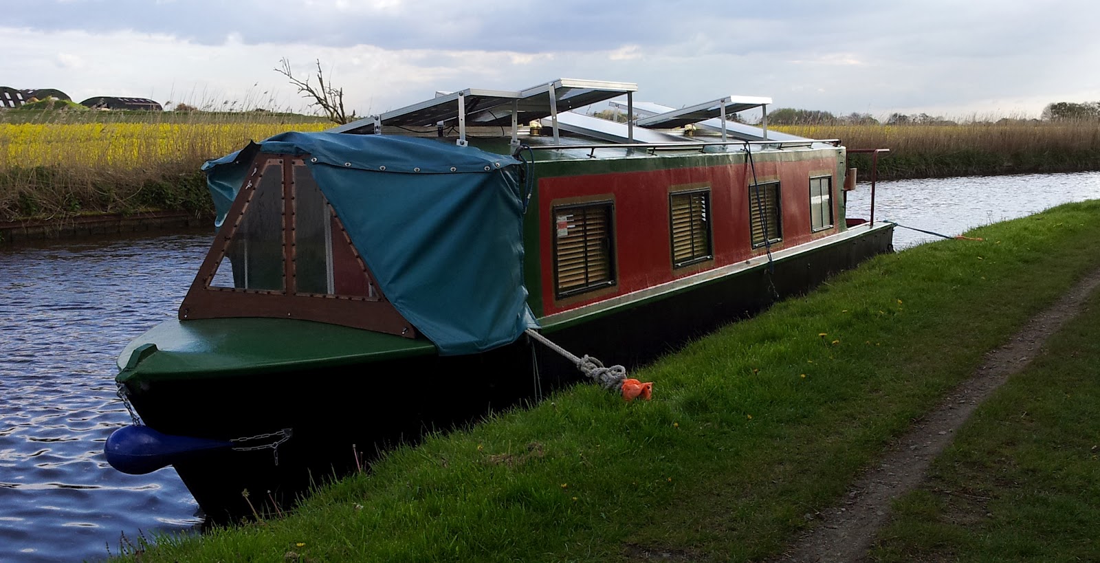 The first fully solar powered narrowboat