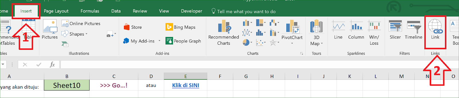 Cara Menggunakan Rumus Hyperlink Pada Microsoft Excel