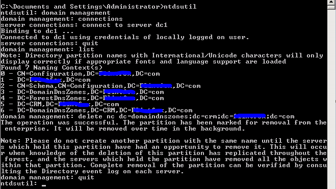 Andreas Gani's Blog: How to remove non-existent domain from Active ...