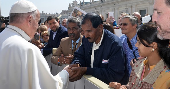 Pope Francis to Defenders of Christians in Pakistan "....courageous ...