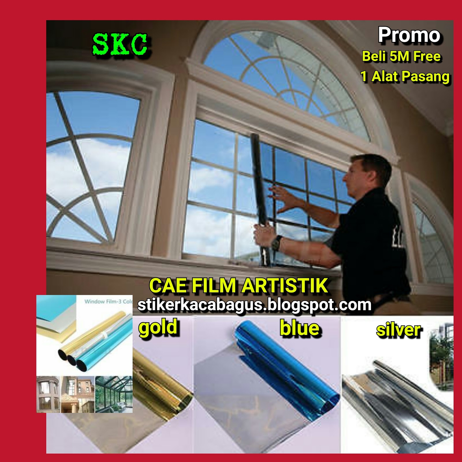Toko stiker kaca dan kaca film: STIKER KACA