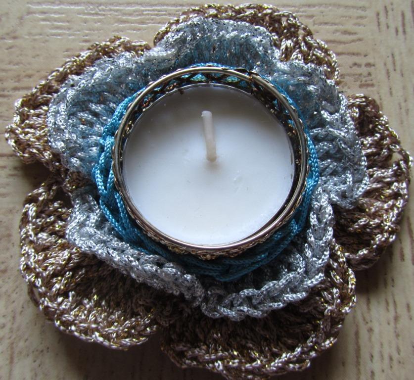 Sweet Nothings Crochet: FIVE LOVELY TEA LIGHT HOLDERS