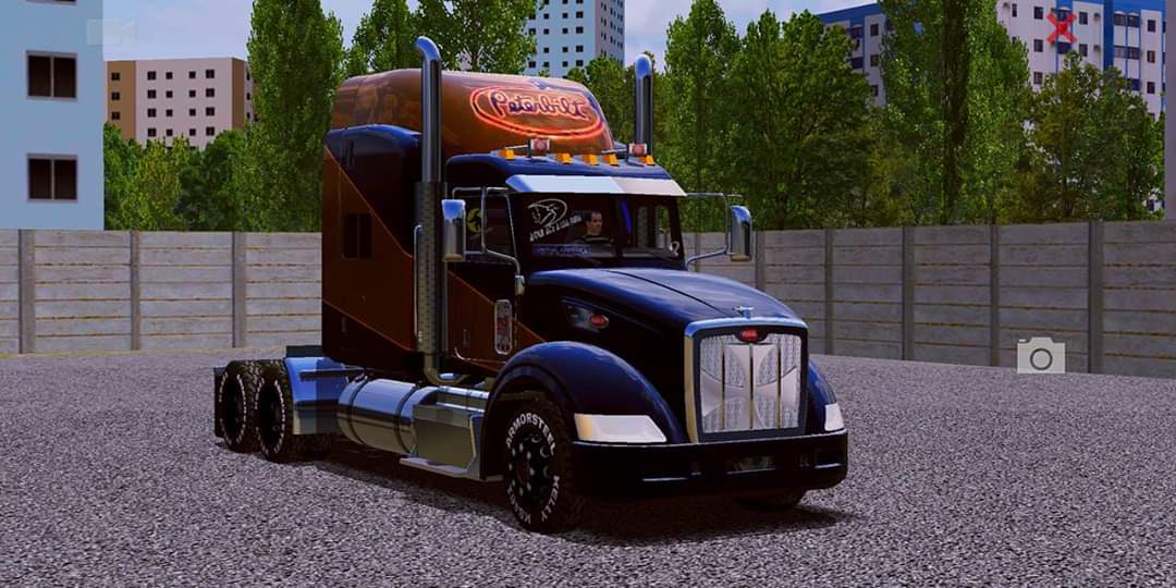 PETERBILT 386 PINTURA NEON