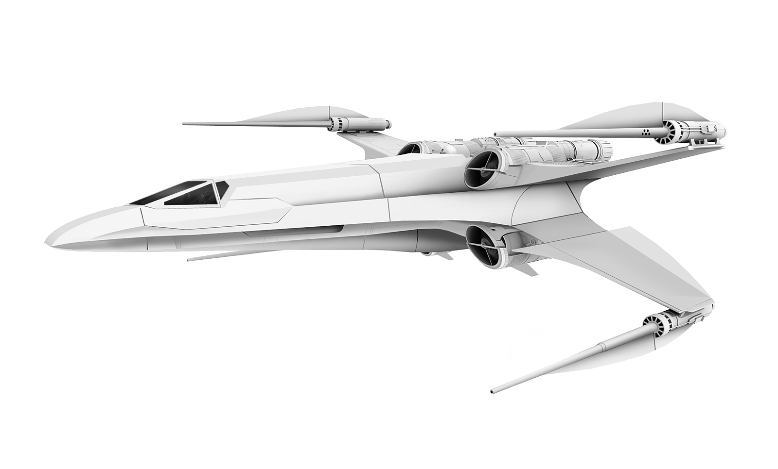 Encho Enchev CG artist and designer: X-Wing modification