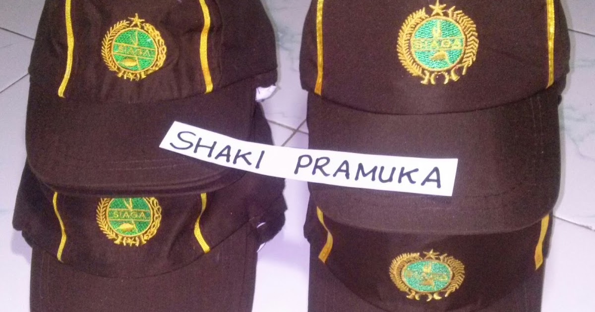 Jual Topi Pramuka Siaga Bordir (Grosir) | Shaki Pramuka