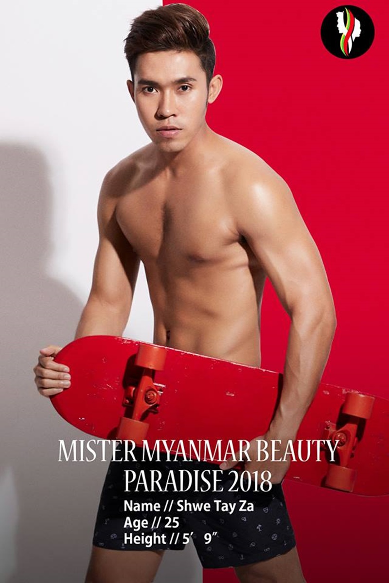 Grand Boyzone: Mister Myanmar Beauty Paradise 2018 :Contestants