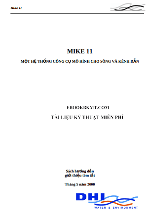 TÀI LIỆU - Hướng dẫn sử dụng Phần mềm Mike 11 | Cộng đồng Kỹ thuật cơ ...