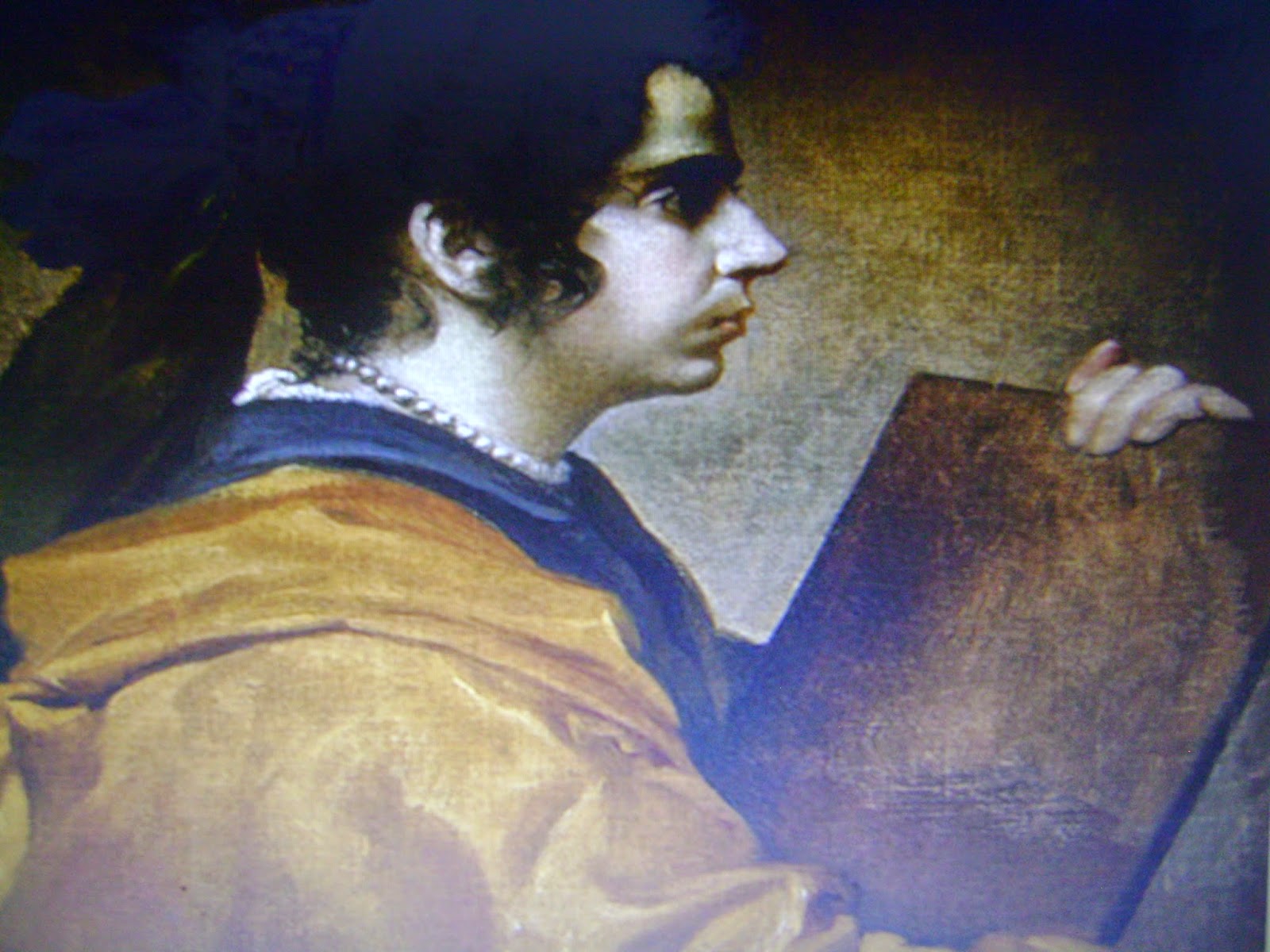LUIS TRIMANO - Arte Gráfica: VELÁZQUEZ - Retrato de Juana Pacheco - óleo
