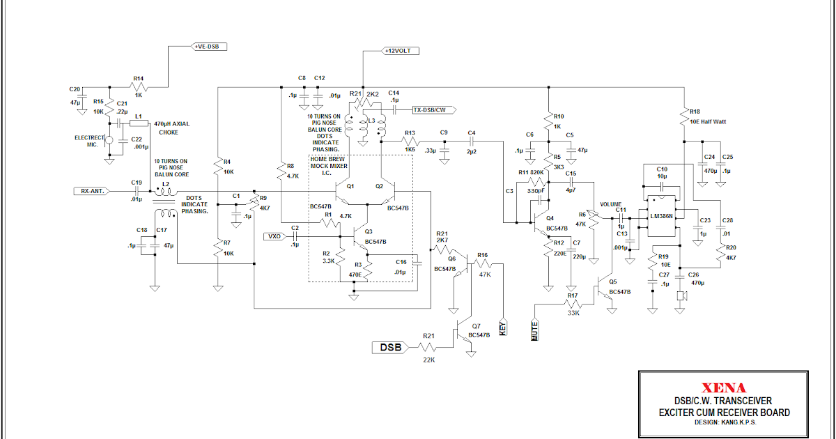 Small Wonder QRP: XENA- A Portable DSB/CW Transceiver