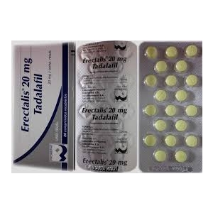 Estimulante Sexual -Erectalis 20mg - CARTELA COM 20 COMPRIMIDOS