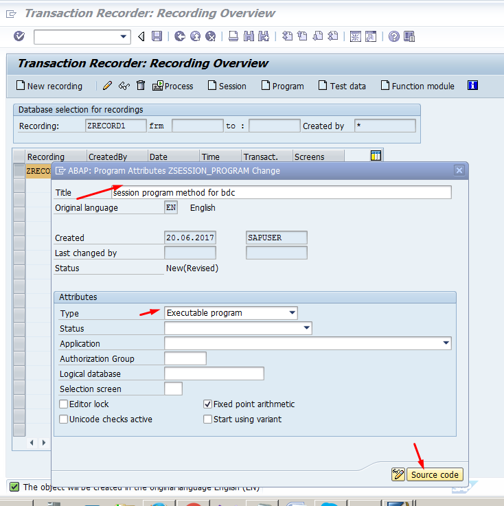 Step by Step tutorial on BDC Session Method Program in SAP ABAP